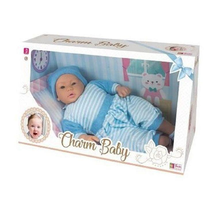 Boneco Bebê Reborn Theo - Charm Baby - Brink Model - menino | Shopee Brasil