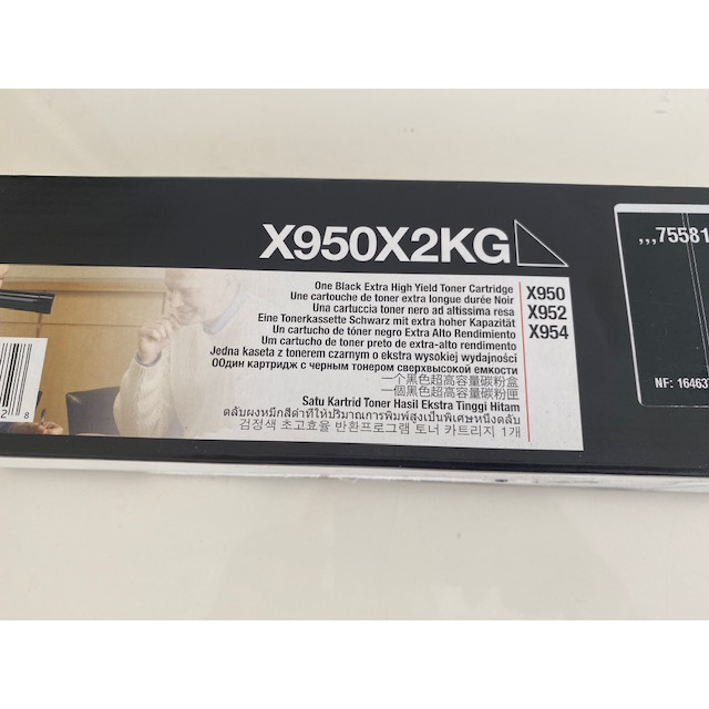 TONER LEX X950X2KG PRETO ORIGINAL NOVO, VER FOTOS. | Shopee Brasil