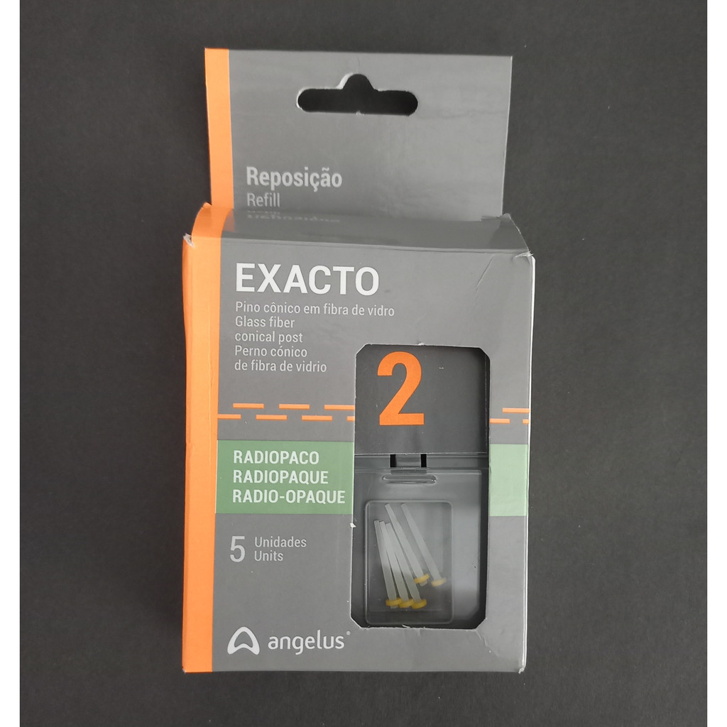 Pino de fibra de vidro exacto n°2 | Shopee Brasil