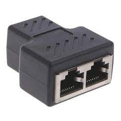 adaptador emenda extensor duplicador Rj45 Cabo Rede Internet | Shopee ...