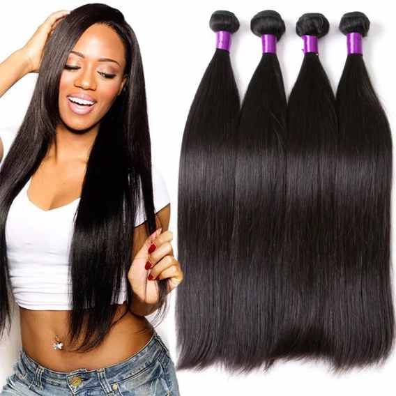 Cabelo Humano 100 gramas 40 centímetros liso na tela mega hair | Shopee Brasil