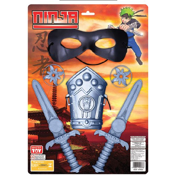 Kit Ninja Guerreiro Mascarado Armadura | Shopee Brasil