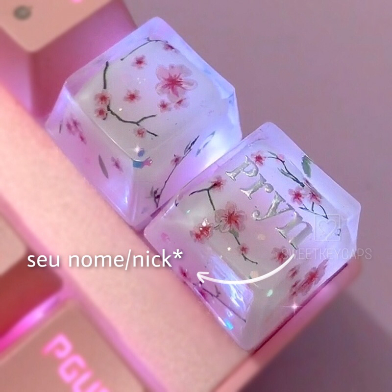 Tecla nome/nick personalizada - LEIA A DESCRICAO - keycap para teclado ...