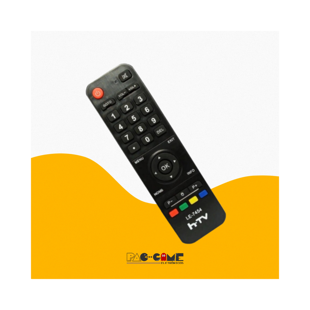 Controle Remoto Receptor Htv Box Htv 3 / Htv 4 / Htv 5 / Htv 6 / Htv 7 ...