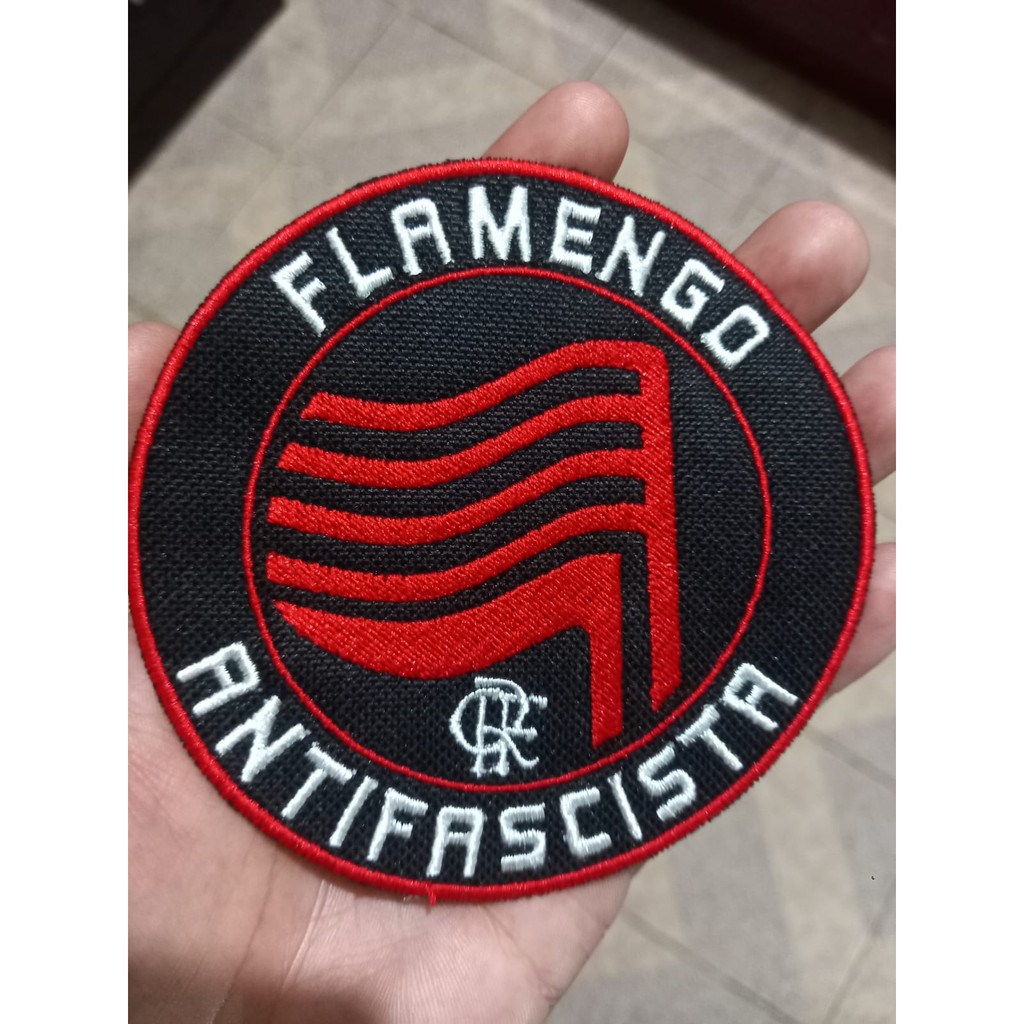 Patch Bordado - Flamengo Antifascista | Shopee Brasil