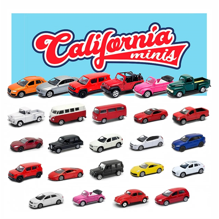 Miniatura Carros Califórnia Minis 7cm 1:64 (Vendido Separadamente ...