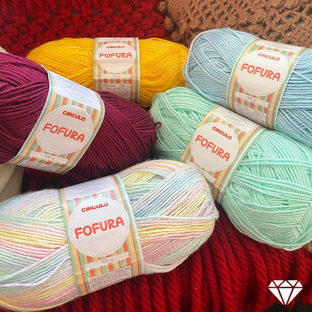 LA FOFURA 100G CIRCULO DIVERSAS CORES | Shopee Brasil