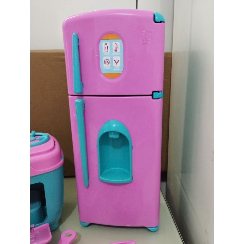 kit Cozinha Infantil - Geladeira Duplex + Fogao Play Cooker com Panelinhas - Kit 10 | Shopee Brasil