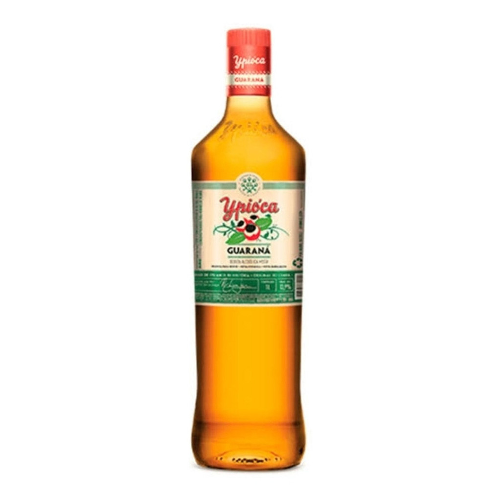 Cachaça Ypioca Guaraná Garrafa 1 Litro | Shopee Brasil