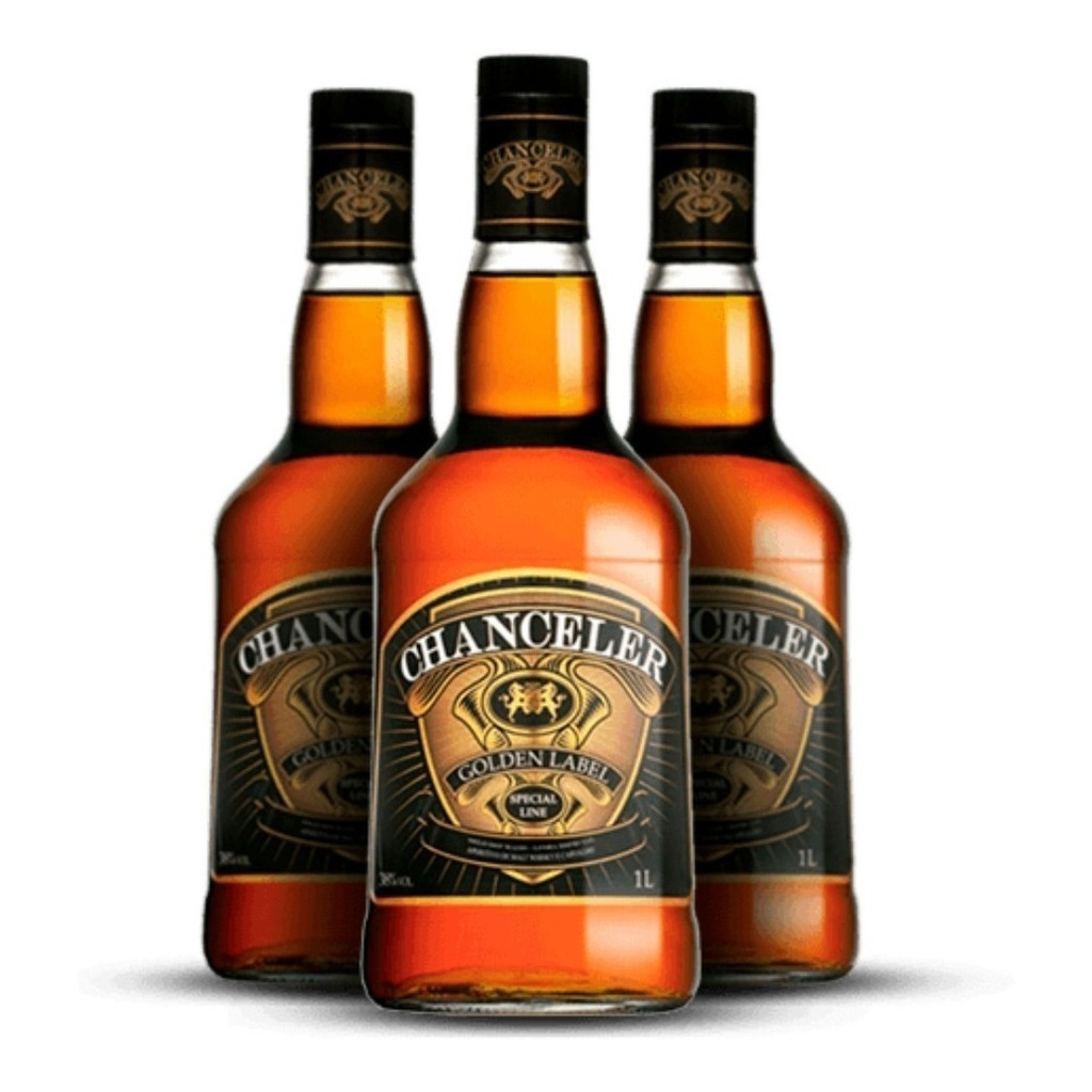 Kit 3 Whisky Chanceler 1 Litro - Original | Shopee Brasil