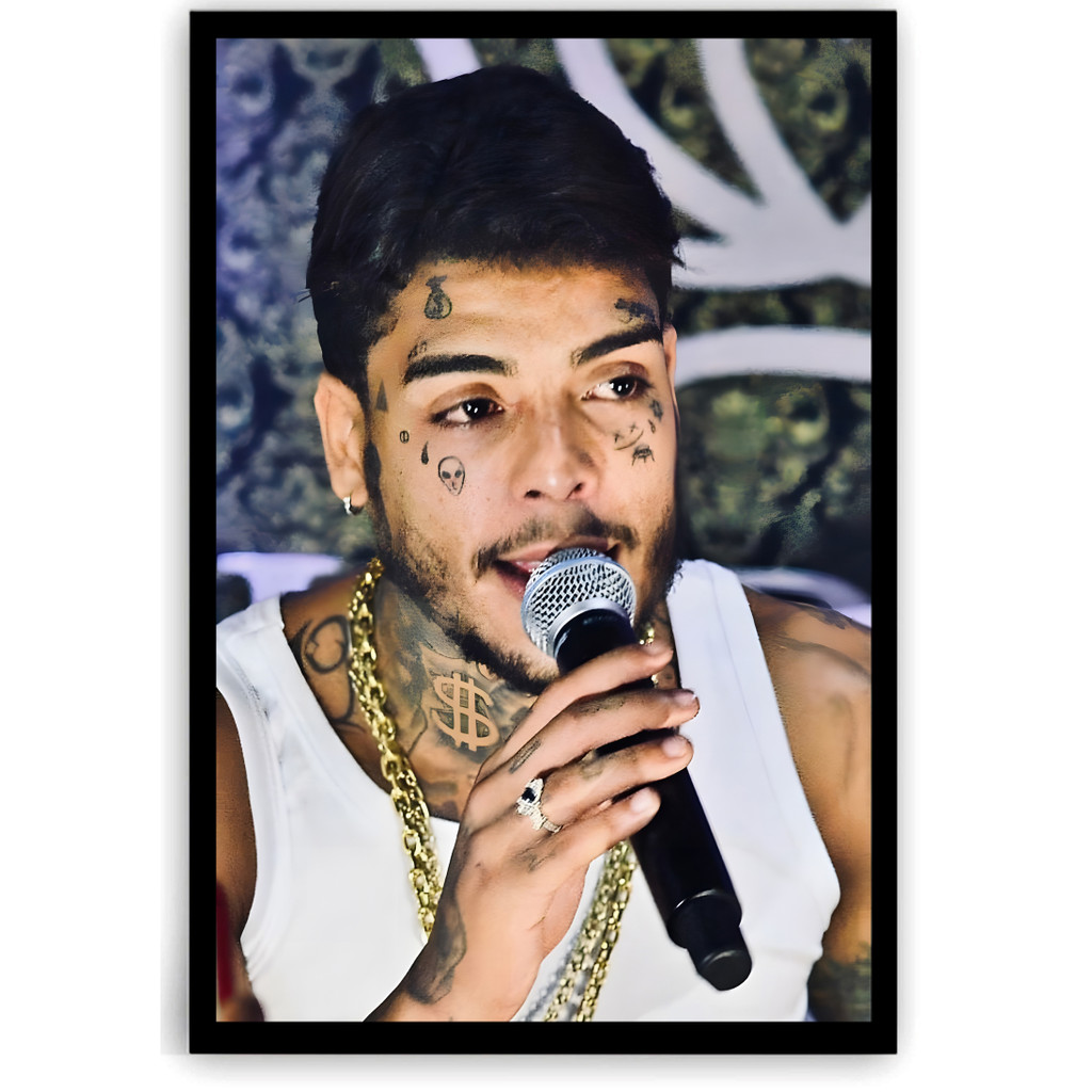 Quadro Mc Kevin / Funk com Moldura e Acetato A3 42x30cm #01#. | Shopee Brasil