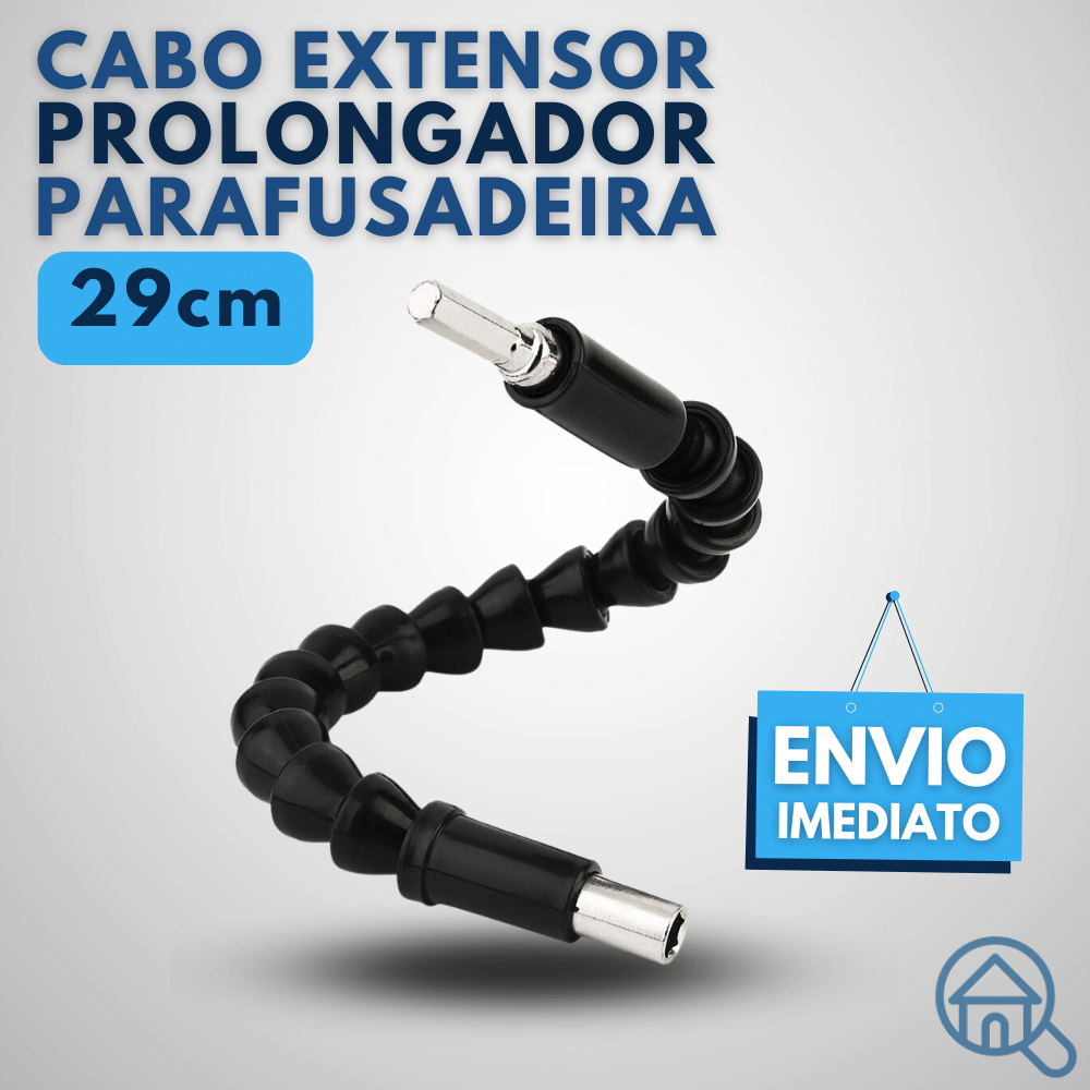 Cabo Extensor Para Parafusadeira Eixo Prolongador Flexível | Shopee Brasil