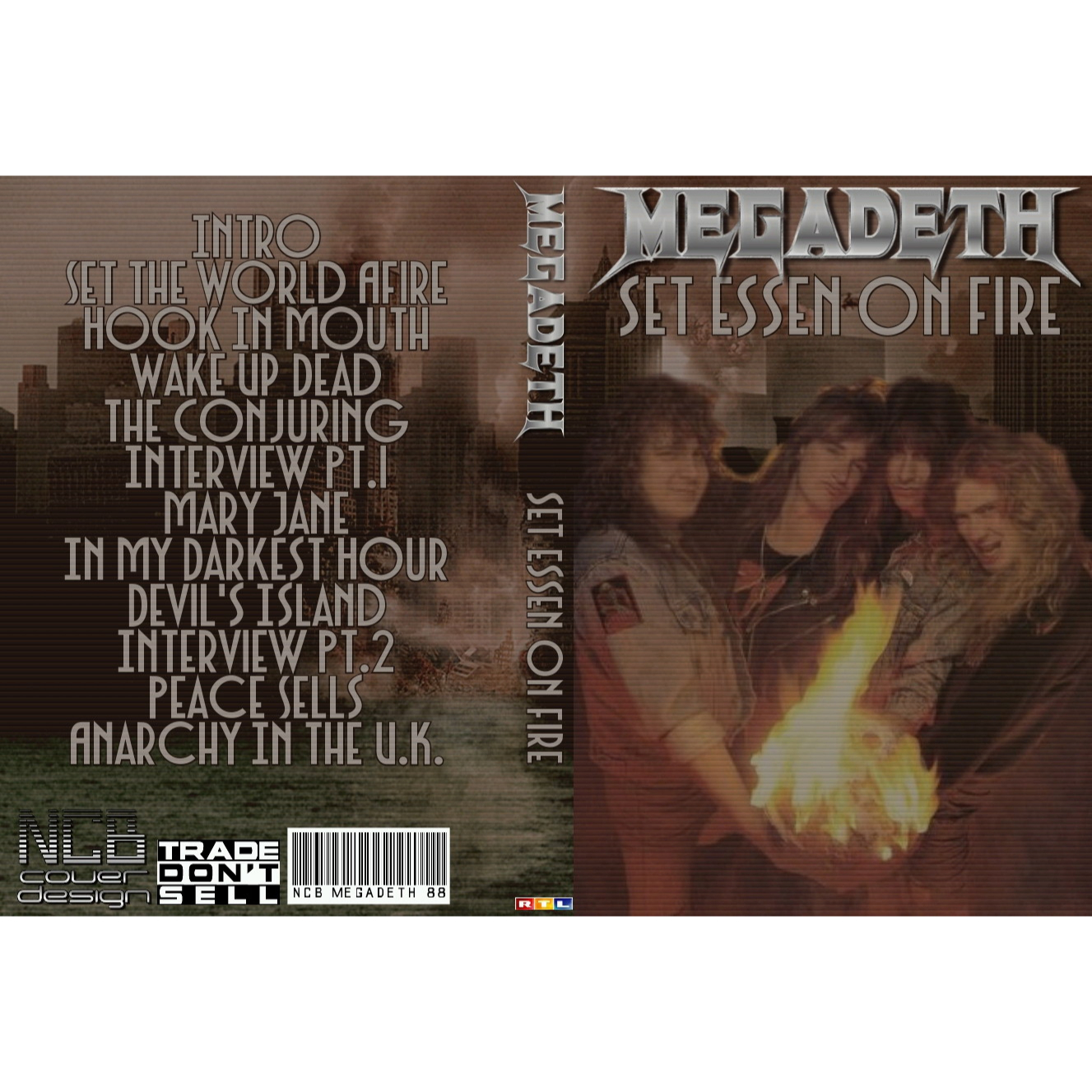 Megadeth 2 bootlegs em dvd muito raros da banda | Shopee Brasil
