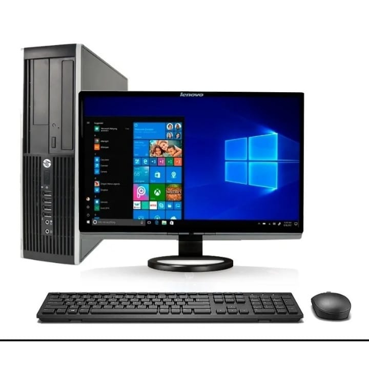 computador Hp intel core-i3 wi-fi 8gb ssd 240gb monitor 19'polegadas ...