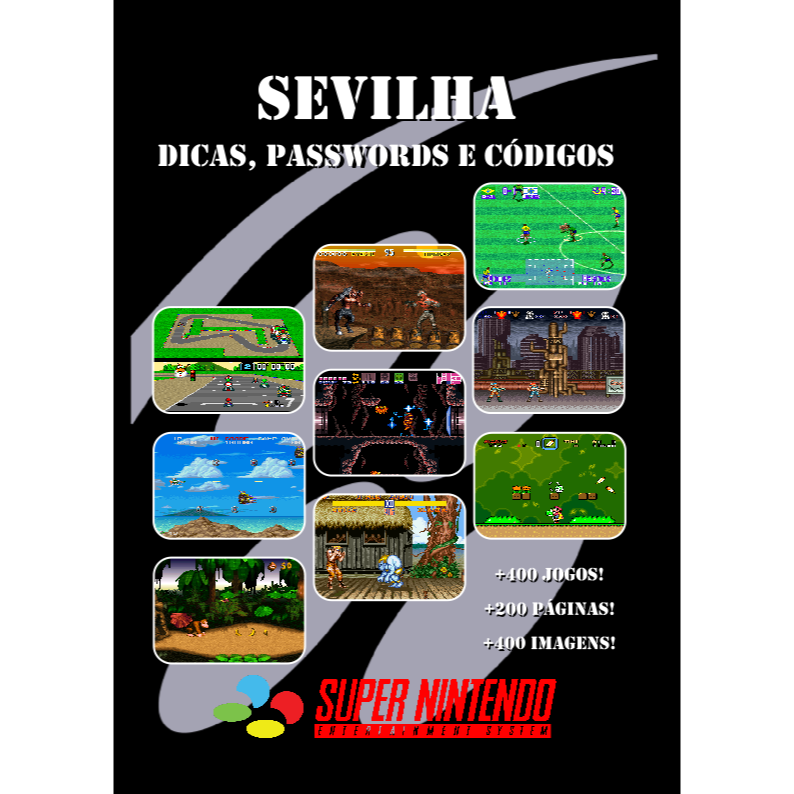 Sevilha Dicas, Passwords E Códigos De Super Nintendo. Livro Novo ...
