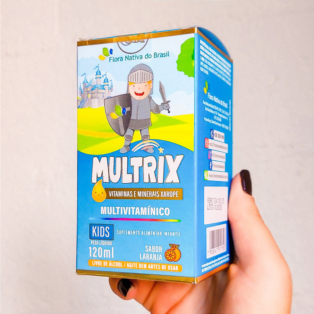 MULTRIX KIDS Xarope infantil A-Z 120ml (Sabor Laranja) - Flora Nativa ...