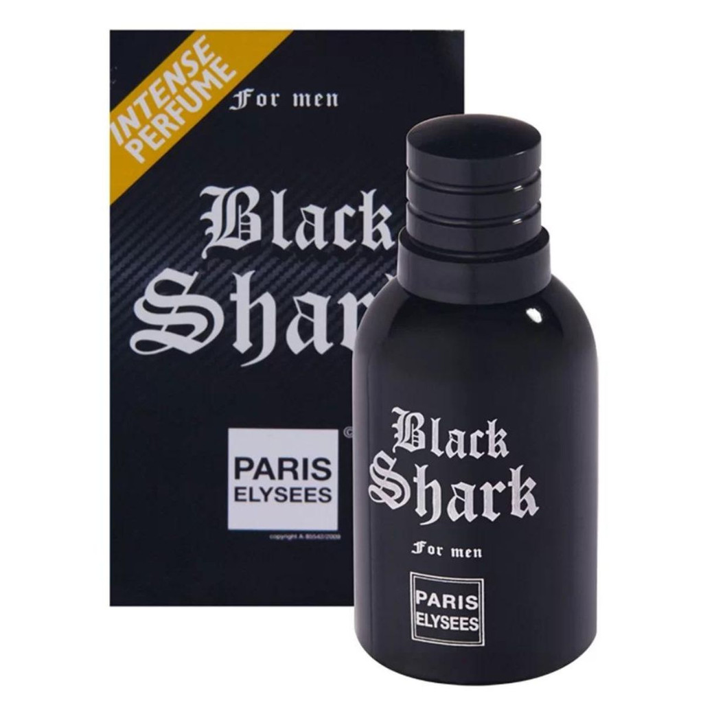 Perfume Black Shark Paris Elysees 100ML Original | Shopee Brasil