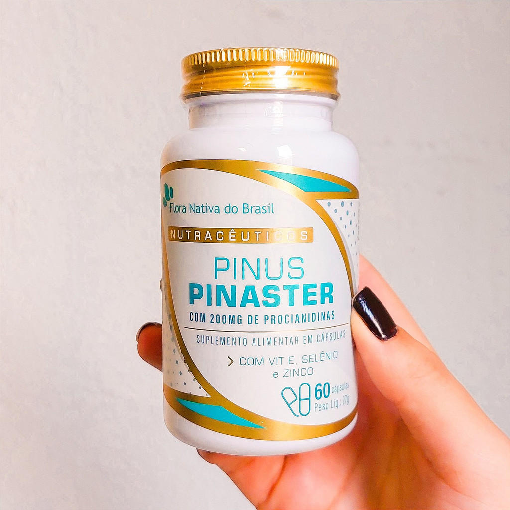 Pinus Pinaster com 200mg de Procianidinas 60 Capsulas - Flora Nativa ...
