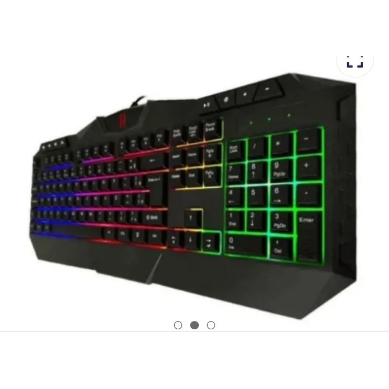 Teclado Gamer Led RGB GT-T5 LEHMOX Confortavel Profissinal | Shopee Brasil