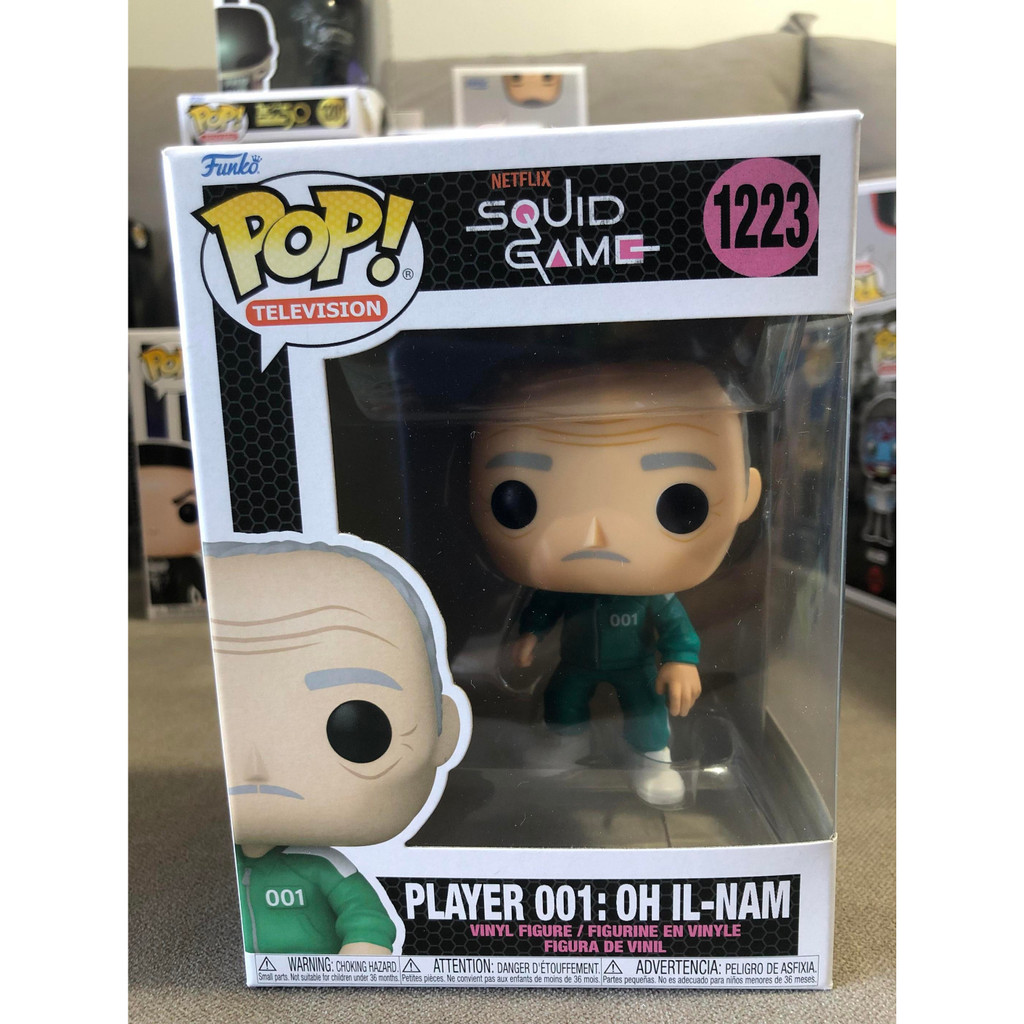 FUnko POP! Squid Game – player 001: Oh Il-Nam | Shopee Brasil