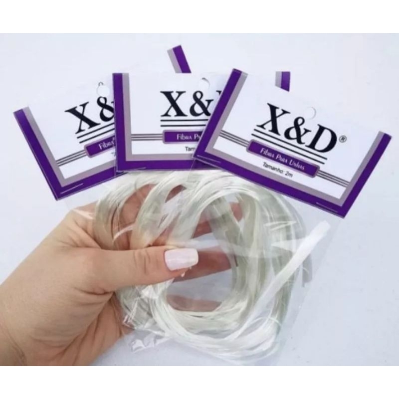 kit 5 Fibra Xed 1 Metro para alongamento de unhas | Shopee Brasil