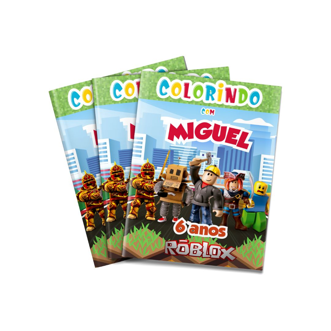 Livro de colorir Roblox lembrancinha | Shopee Brasil