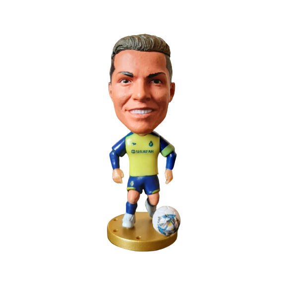 Mini Craque do Cristiano Ronaldo Al Nassr Soccerwe Kodoto | Shopee Brasil