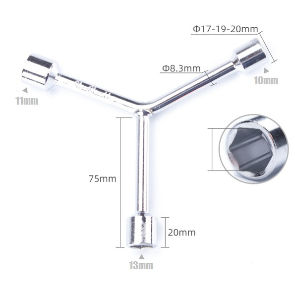 Chave Y Com 03 Pontas Tipo Ninja - Ferramenta Profissional | Shopee Brasil