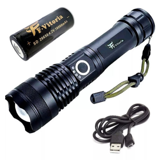 Lanterna Led Xml T9 Tatica Militar Original Super Potente | Shopee Brasil