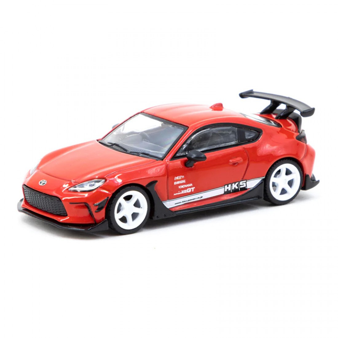 Tarmac Works T64G-038-RE 1/64 HKS TOYOTA GR86 Escala Vermelha DIECAST Modelo Carro | Shopee Brasil