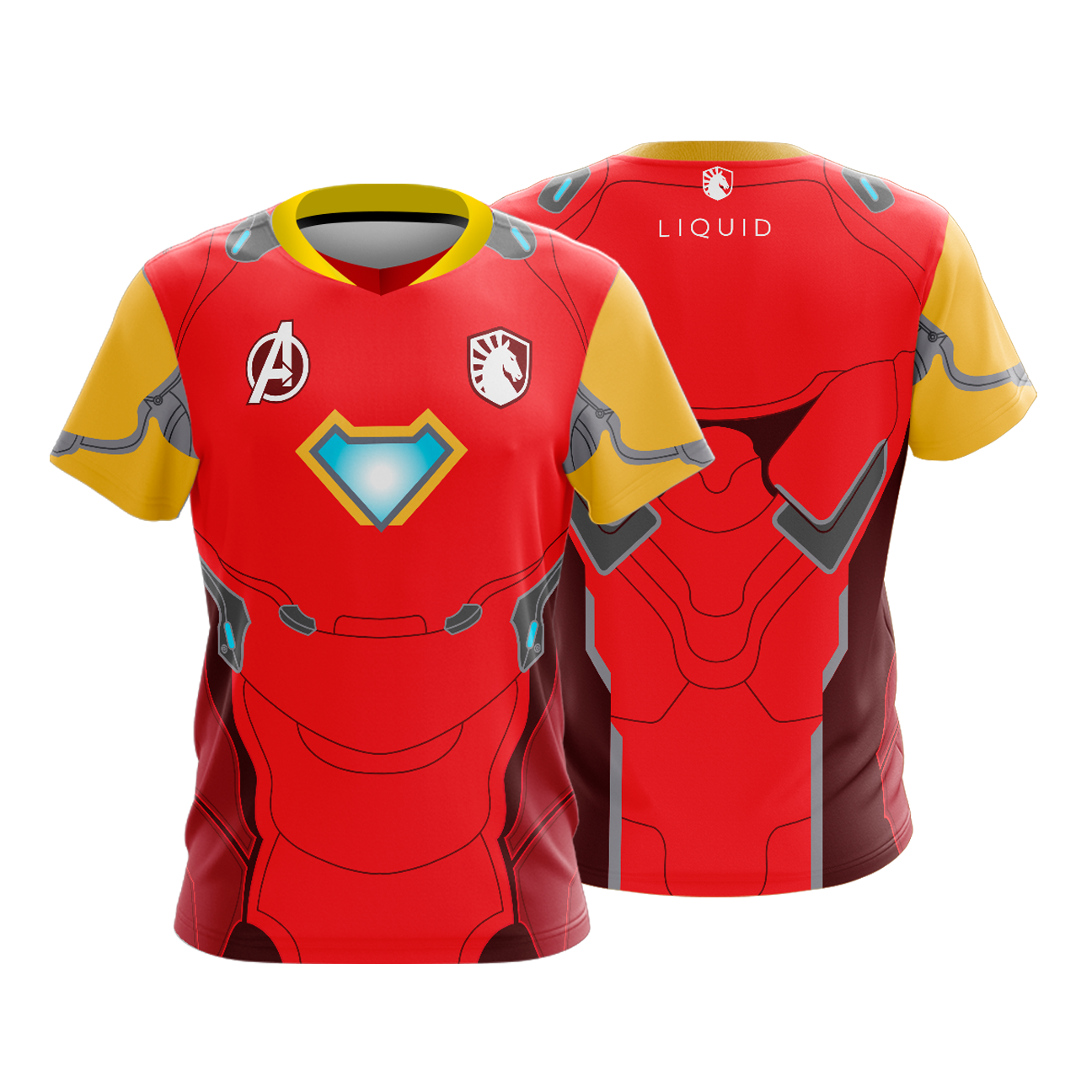Uniforme Team Liquid x Marvel x Homem de ferro| Envio em 24h! | Shopee ...