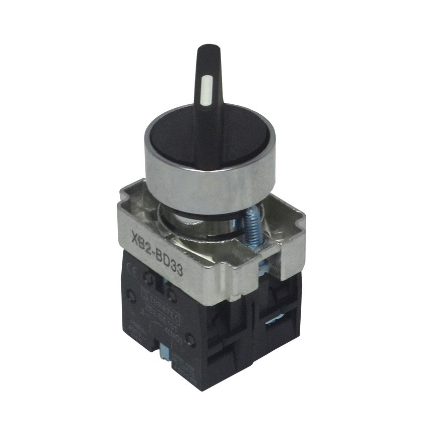 Chave Seletora Comutadora 3 Posições Fixa 2na 22mm Base Metálica ...