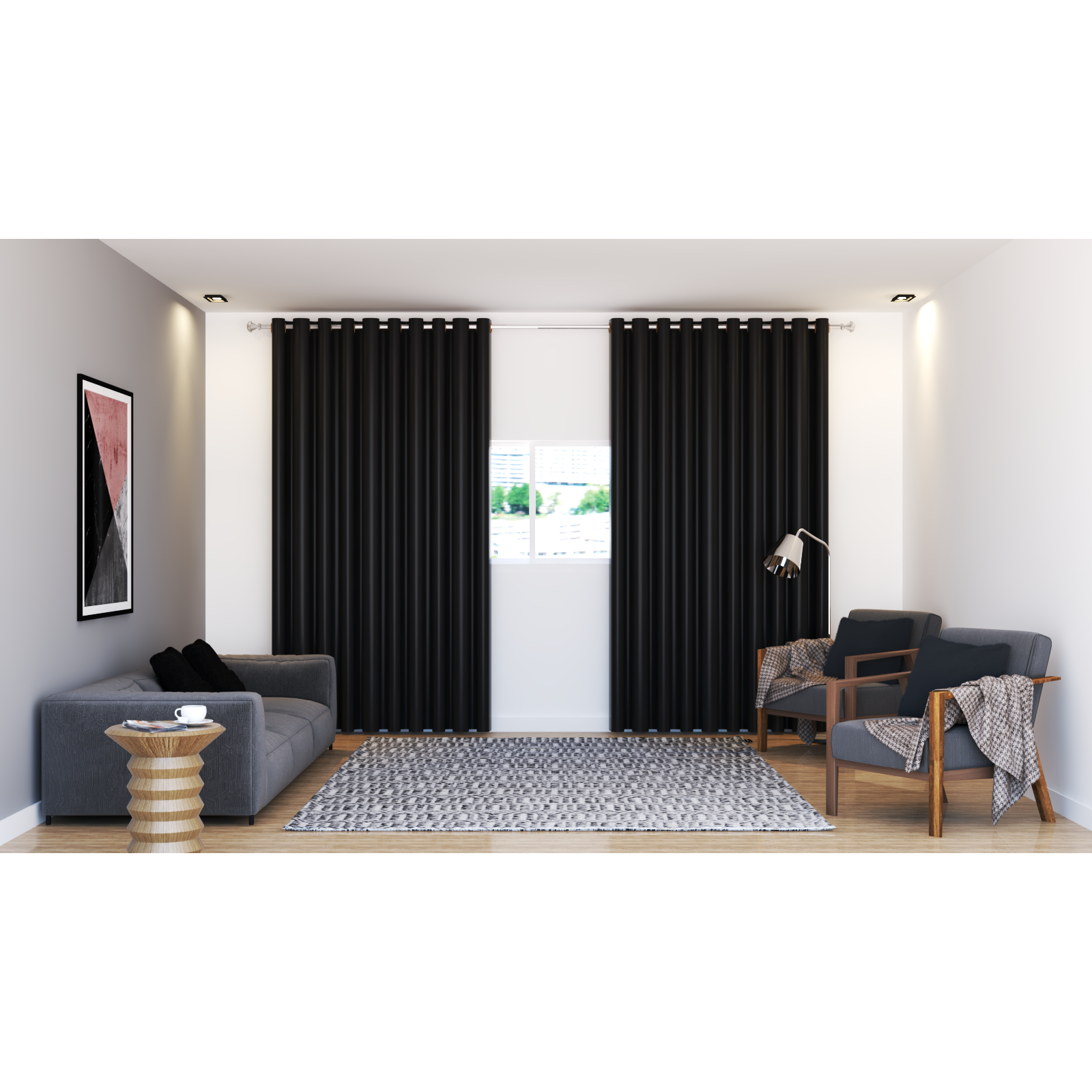 Cortina De Pano Oxford Para Janela E Porta 300 Cm X 200 Cm | Shopee Brasil