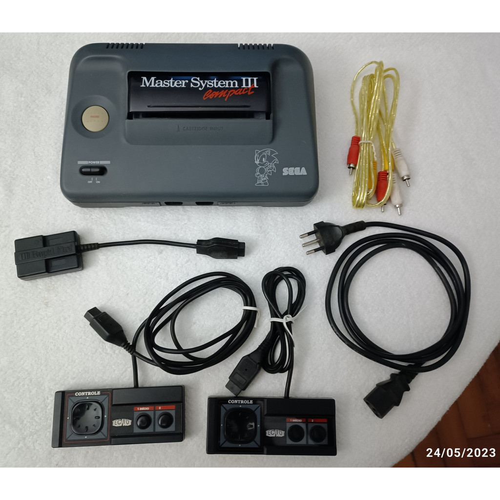Master System III da TecToy (com saída AV e S-Vídeo) | Shopee Brasil