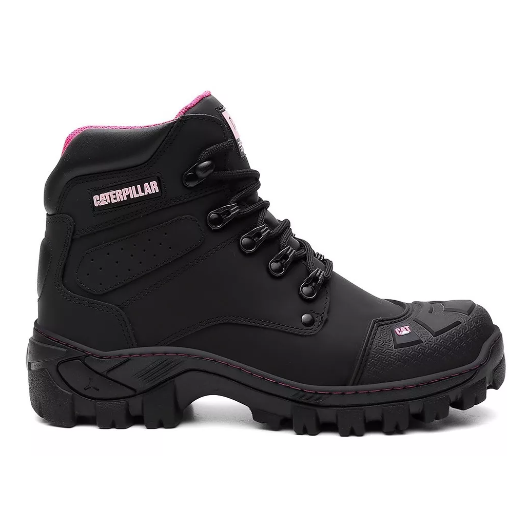 Bota Coturno Botina Caterpillar Feminino 100% Couro Impermeavel Cat ...