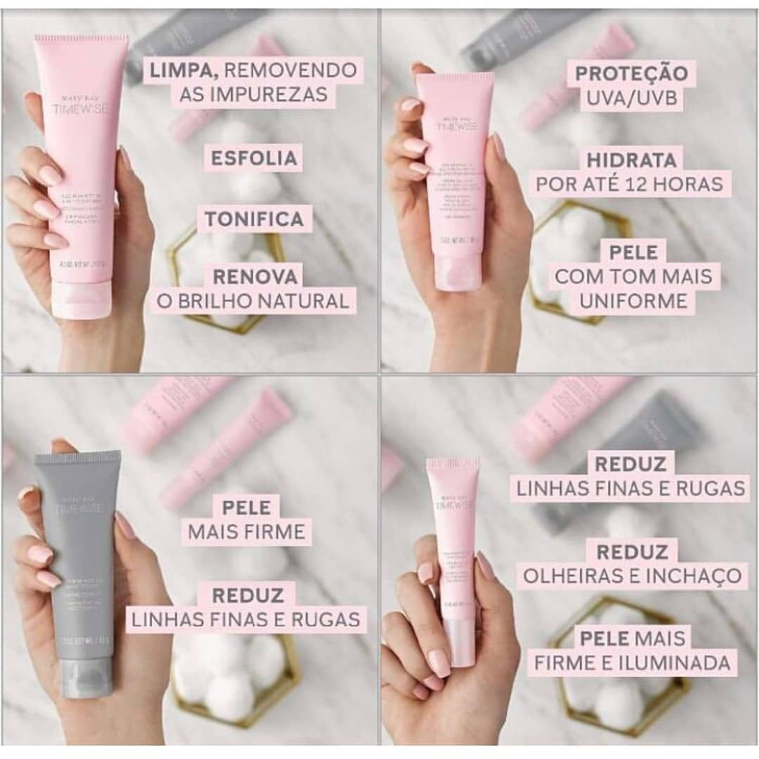 kit time wise 3d mary kay pele mista/oleosa | Shopee Brasil
