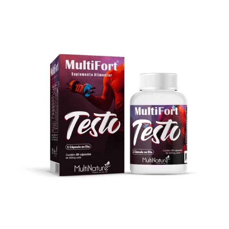 Multivitamínico Multifort az Vitamina Suplemento Alimentar 500mg 60 ...