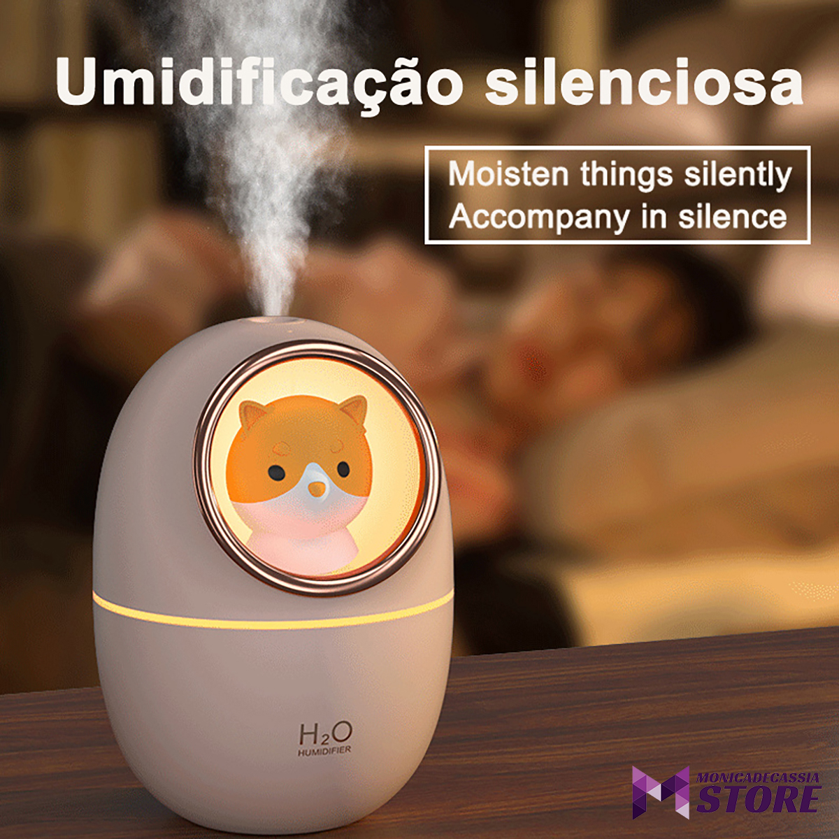 Difusor Aromático Ultrassônico De Ambientes Recarregável De Aroma Óleo ...