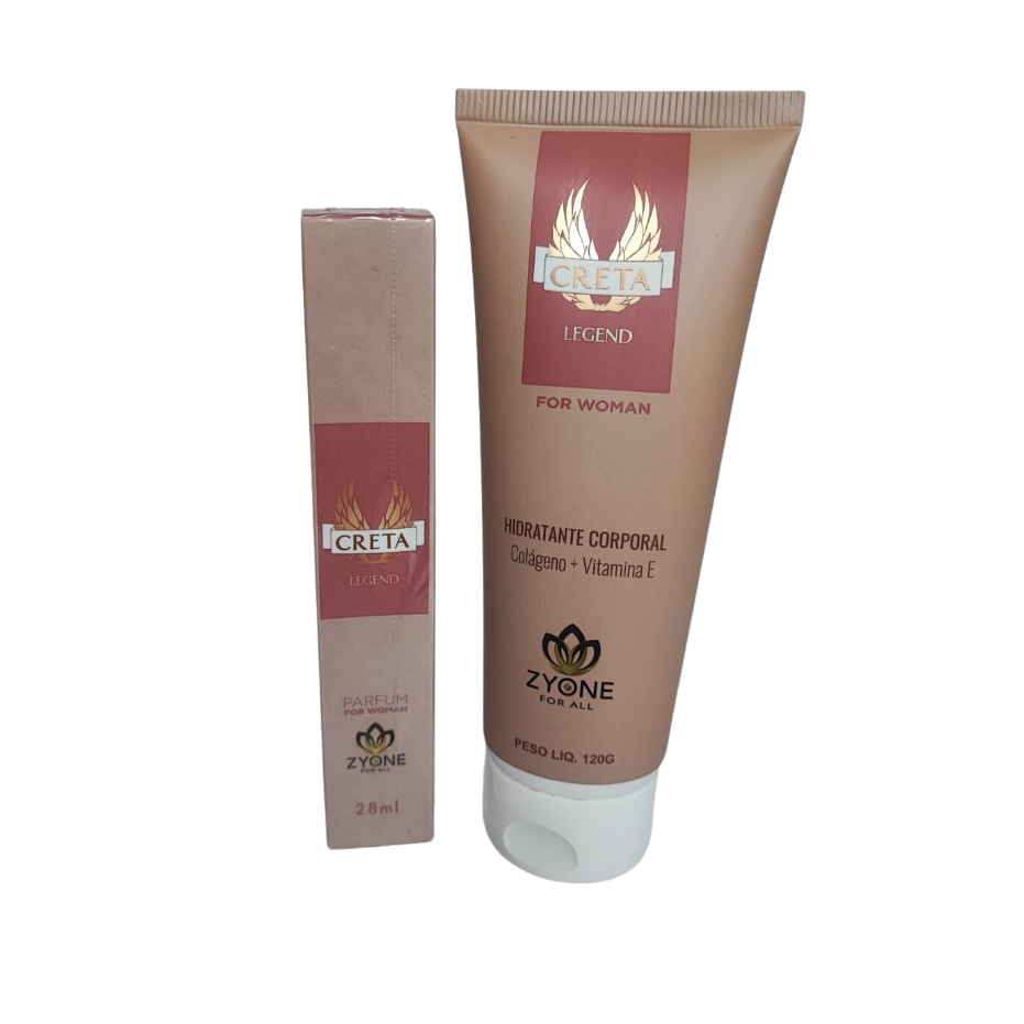 Kit Perfume Feminino Creta 28ml + Hidratante Feminino Zyone - Perfume ...