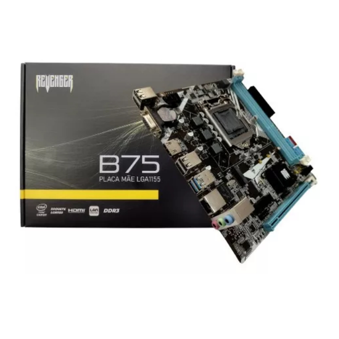 Placa Mãe LGA1155 DDR3 G-B75 - Revenger | Shopee Brasil