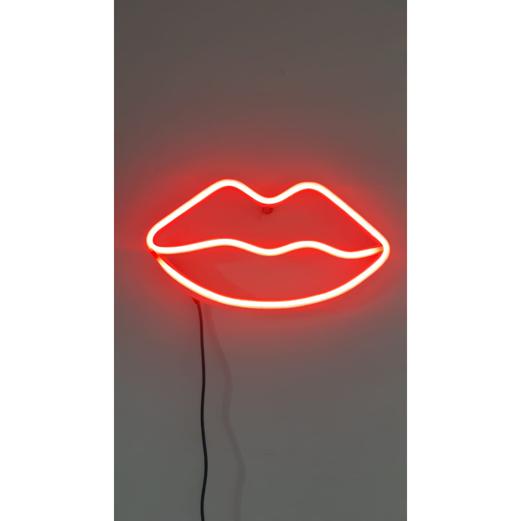 PAINEL NEON LED - BOCA - 29cm | Shopee Brasil