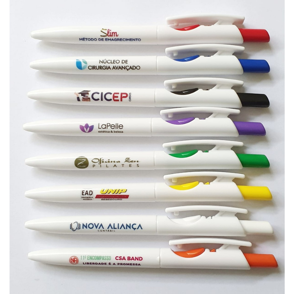 10 Canetas Personalizadas com sua Logo | Shopee Brasil