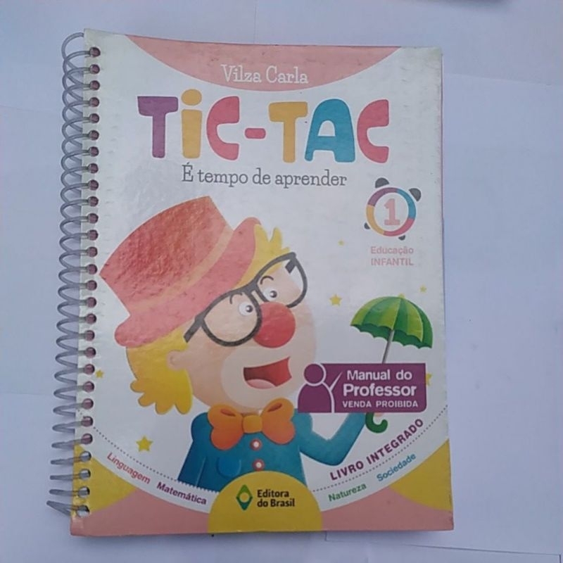 Tic Tac E tempo de aprender. Vol 1, vol. 2 e volume 3. | Shopee Brasil