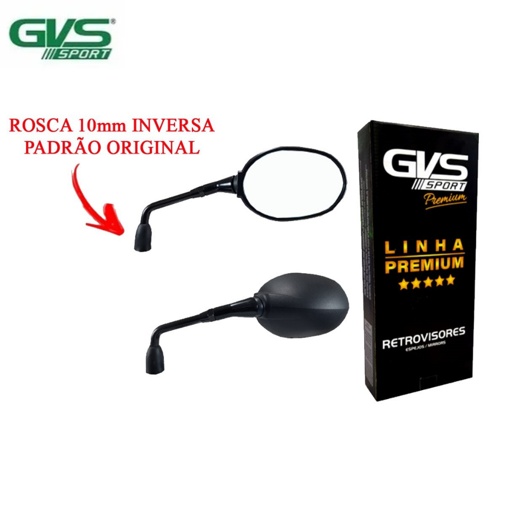 Retrovisor Gvs Triumph Tiger 800 Convexo Rosca 10mm Inversa Shopee Brasil