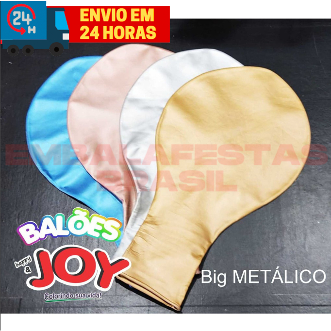 Balão GIGANTE BIG Bexiga Cromado ou Candy 250 Polegadas Festa ...
