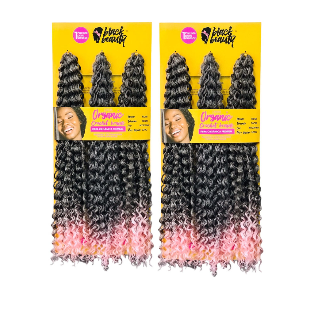 Cabelo Crochet Braids Rubi 70 Cm 320 G - Black Beauty Oferta ...
