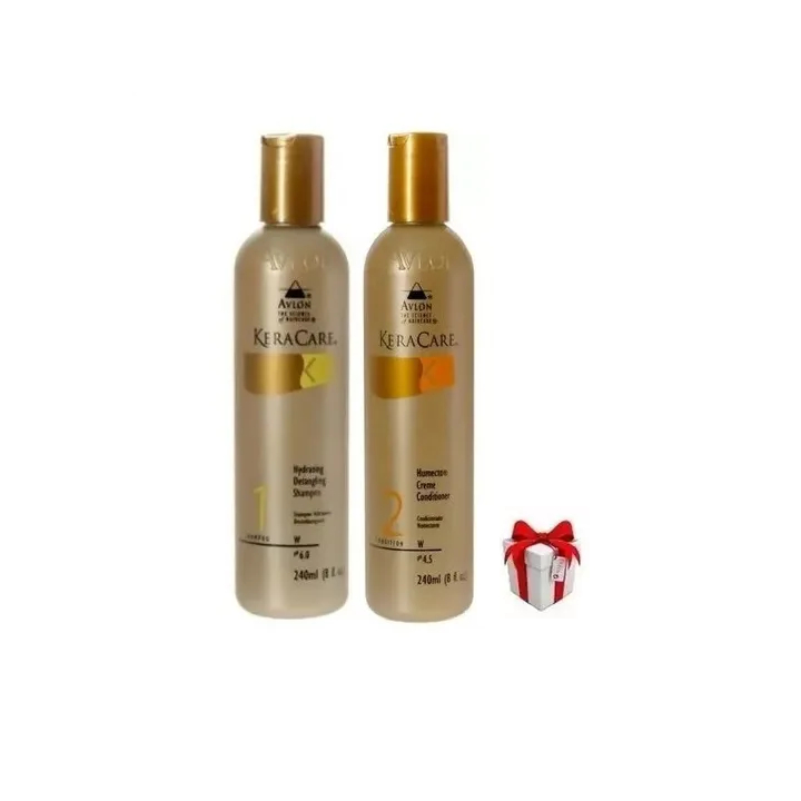 Kit Avlon Shampoo Detangling 240ml e Humecto Keracare 240ml | Shopee Brasil