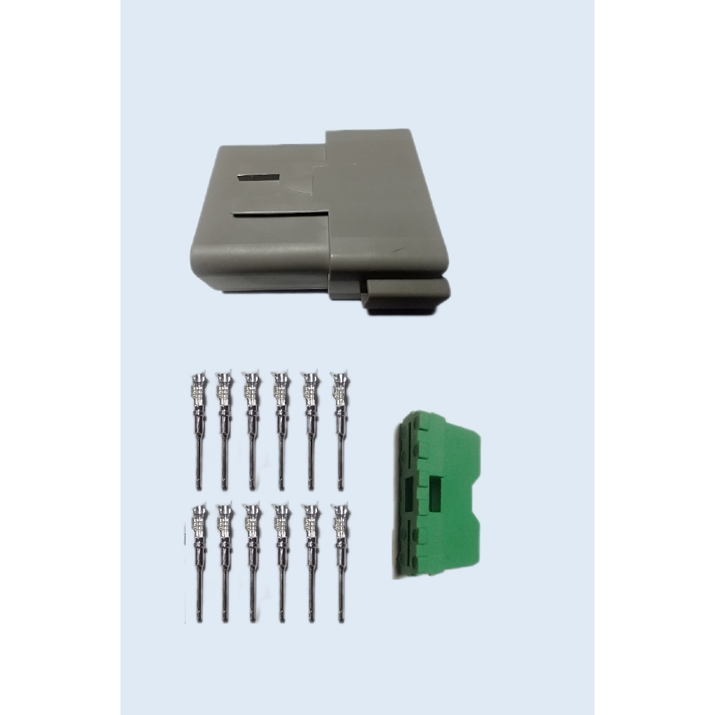 Conector Deutsch 12 Vias Macho | Shopee Brasil