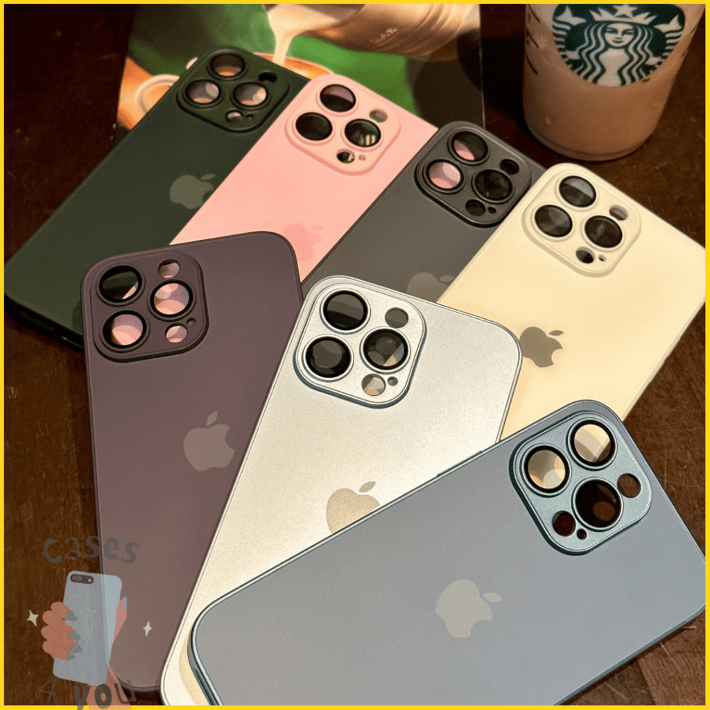 Capa De Vidro Fosco Para Iphone 14 Pro Max Plus Case Capinha Resistente ...