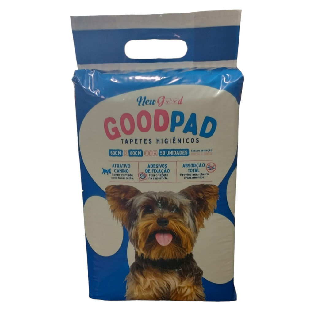 Tapete Higienico Good Pad P/ Cães E Gatos 60x60 Com 50 UNIDADES ...